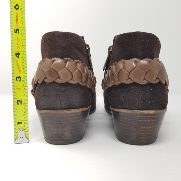 Sam Edelman | Shoes | Sam Edelman Posey Ankle Bootie Brown Suede 75 ...